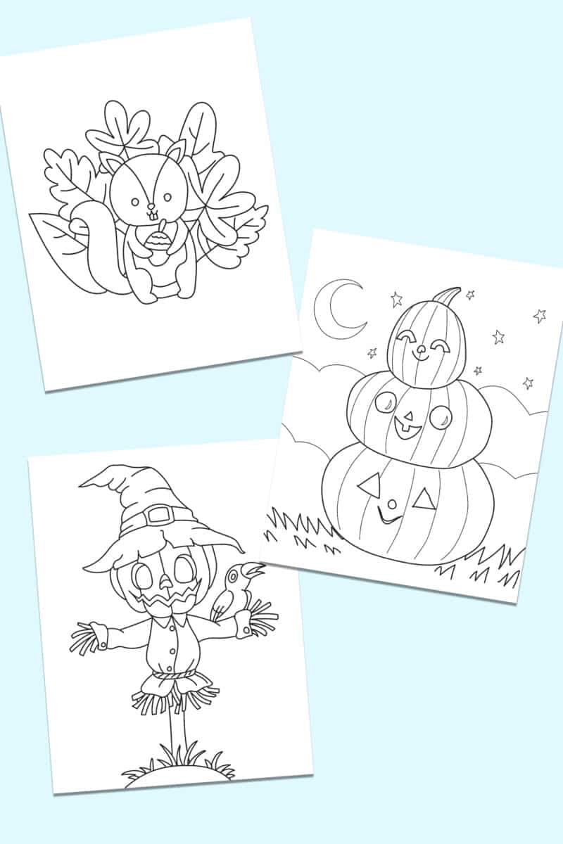 Fall Coloring Pages Archives - Freebie Finding Mom
