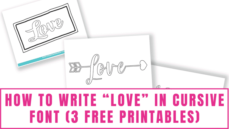 How to Write Family in Cursive Writing