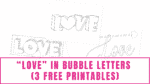 How to Write "Loved" in Cursive Font (3 Free Printables)