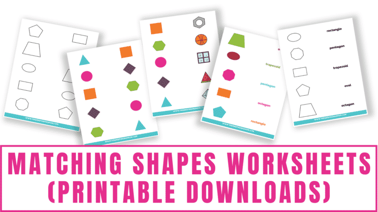 Matching Shapes Worksheets Printables - Freebie Finding Mom