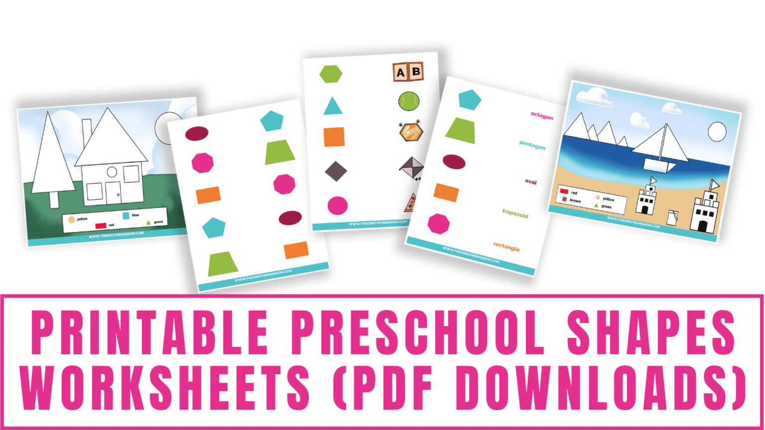 Free Printable Shapes Chart: 2D Shapes