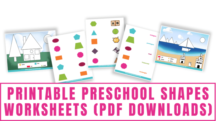 Matching Shapes Worksheets Printables - Freebie Finding Mom