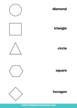 Matching Shapes Worksheets Printables - Freebie Finding Mom