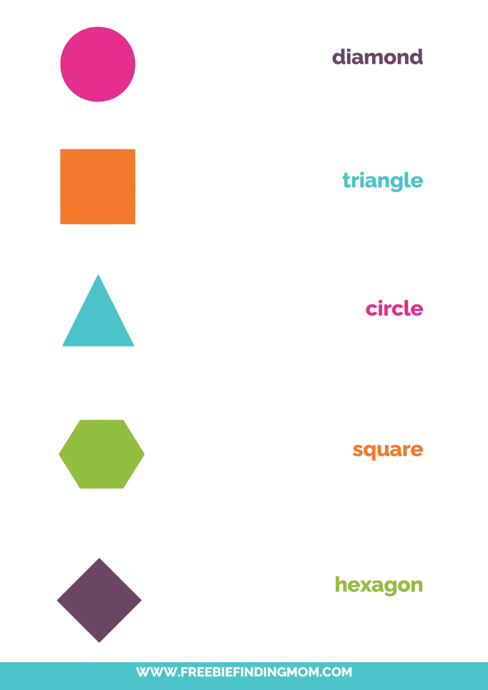 Matching Shapes Worksheets Printables - Freebie Finding Mom