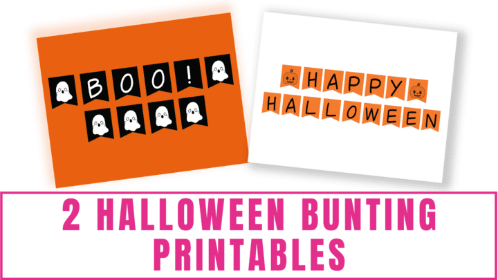 2 Halloween Bunting Printables