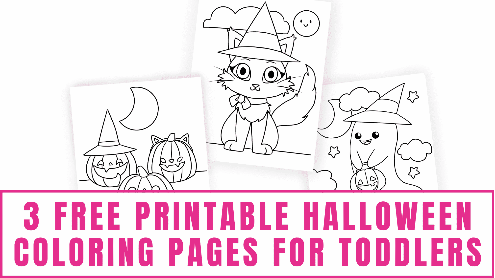 3 Free Printable Easy Halloween Coloring Pages For Kids LaptrinhX News
