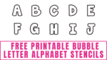 How to Draw Bubble Letters