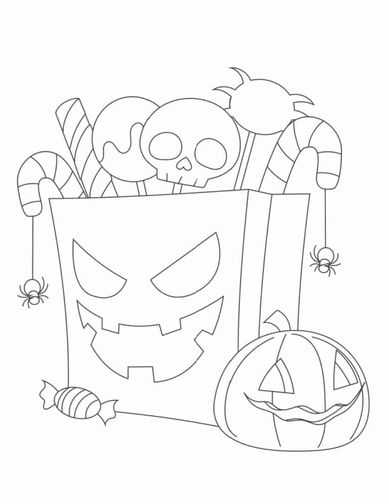 3 Free Easy Halloween Coloring Pages for Kids - Freebie Finding Mom