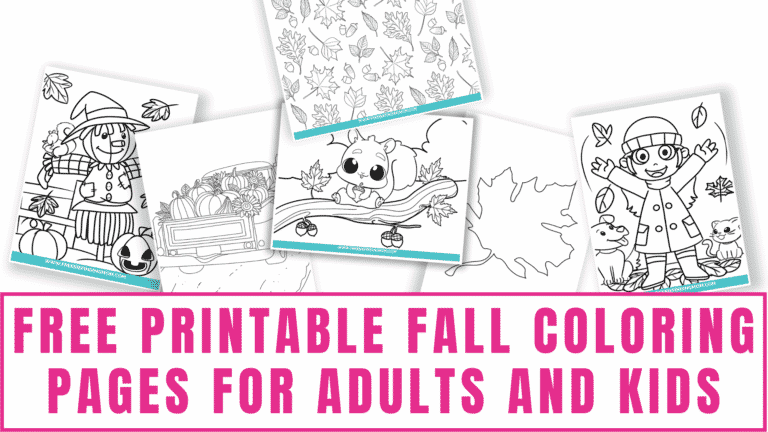 Free Printable Fall Coloring Pages - Freebie Finding Mom