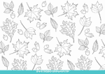 4 Free Printable Fall Leaves Coloring Pages