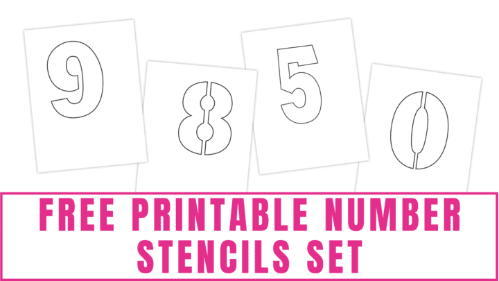 Free Downloadable Stencils: Large Alphabet