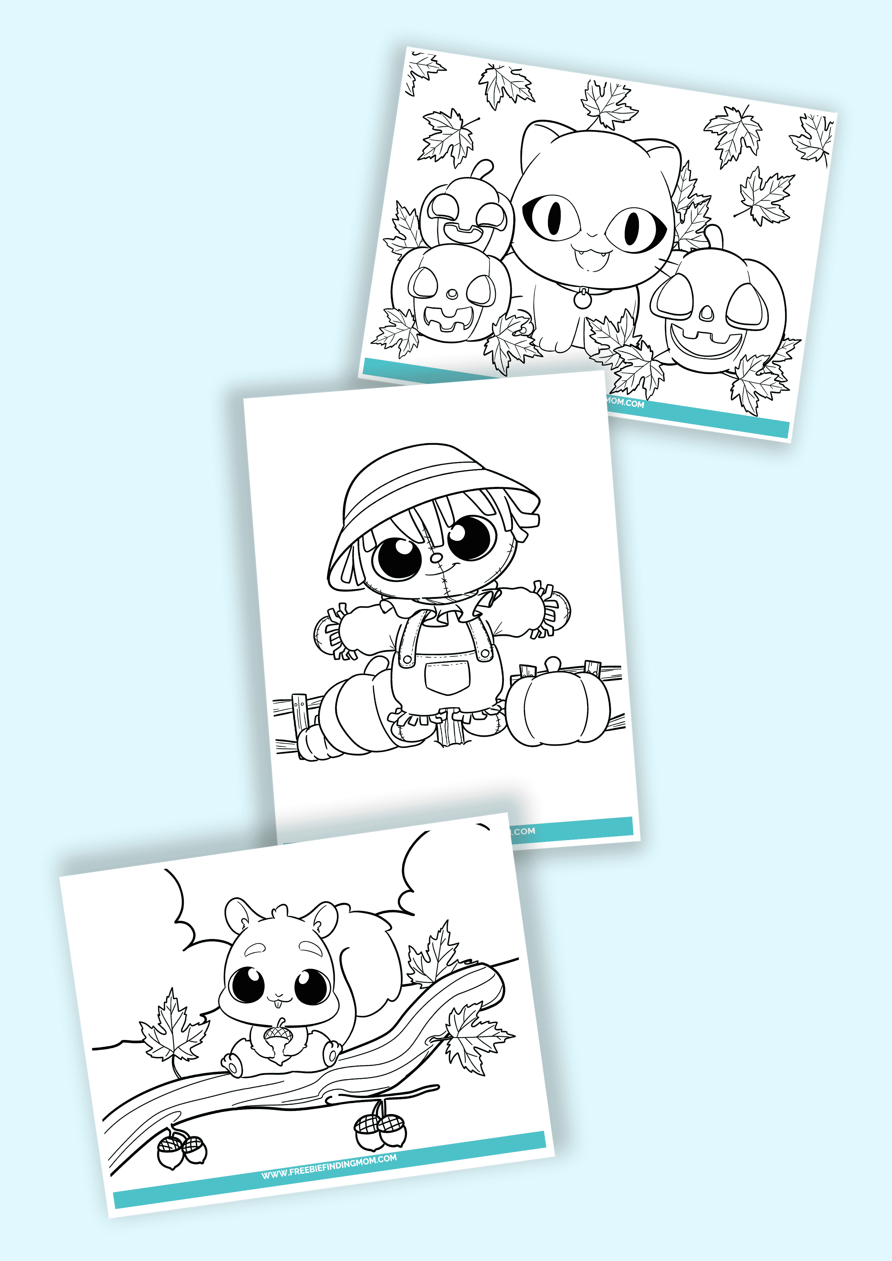Easy Fall Coloring Pages To Print