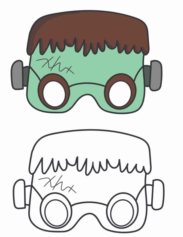 7 Printable Halloween Masks for Kids