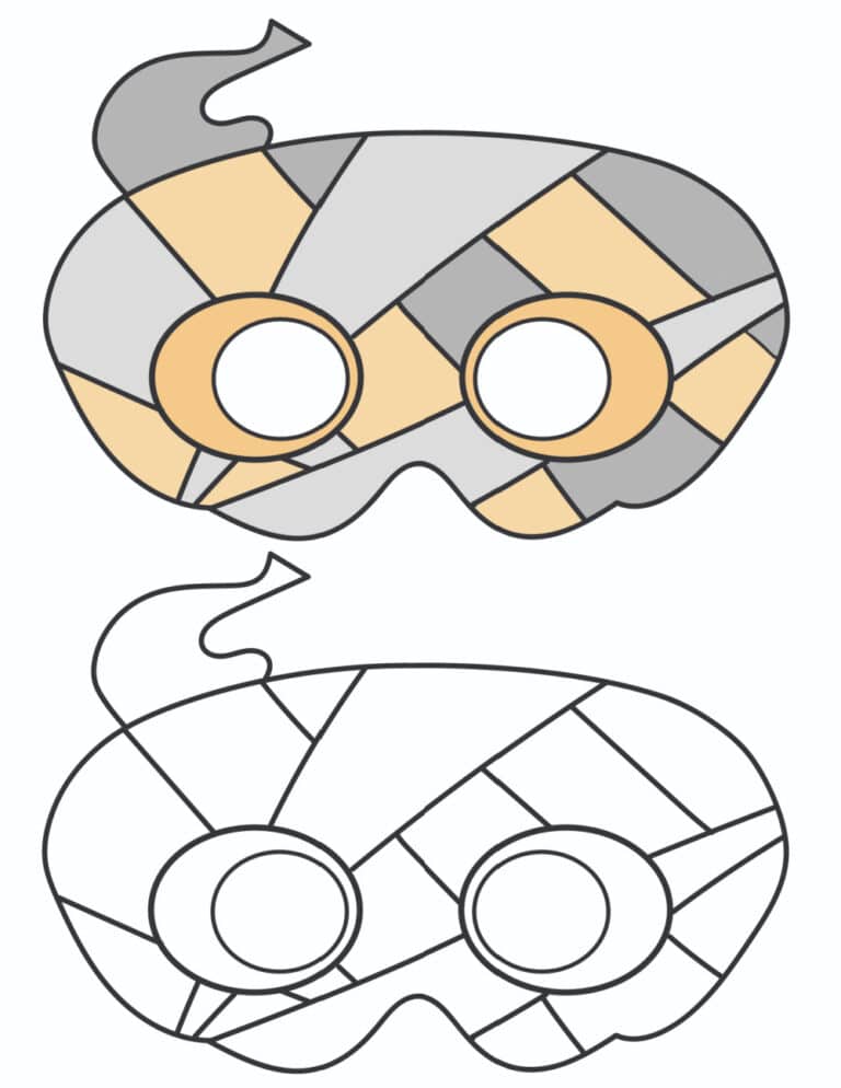 7 Printable Halloween Masks for Kids