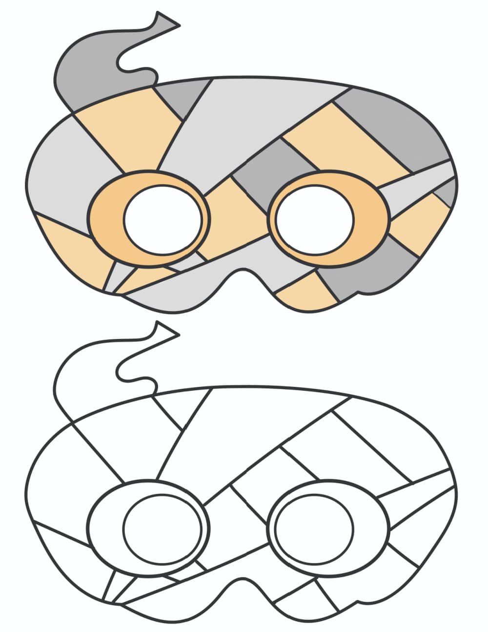 7 Printable Halloween Masks for Kids