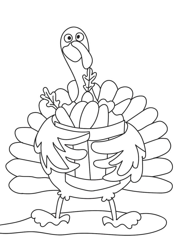 3 Free Printable Turkey Coloring Pages - Freebie Finding Mom