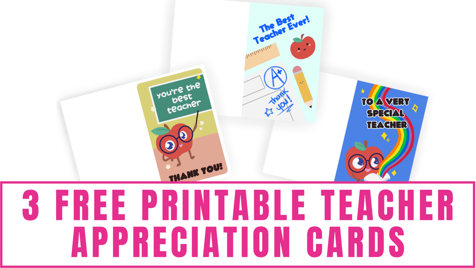 Free Thank You Letter to Teacher from Student Printables