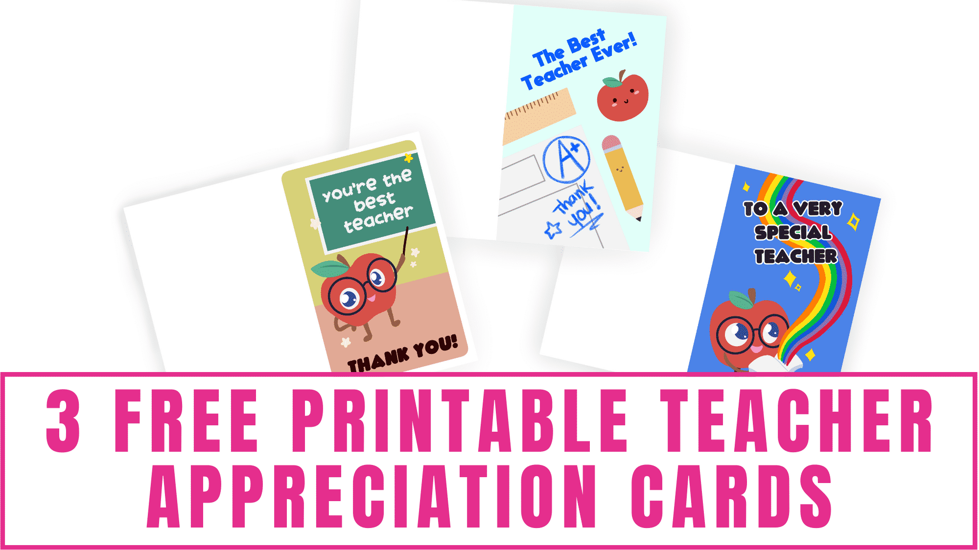 Paper Greeting Cards Thank You Cards Printable Teacher Appreciation 