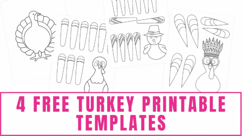 4 Free Turkey Printable Templates