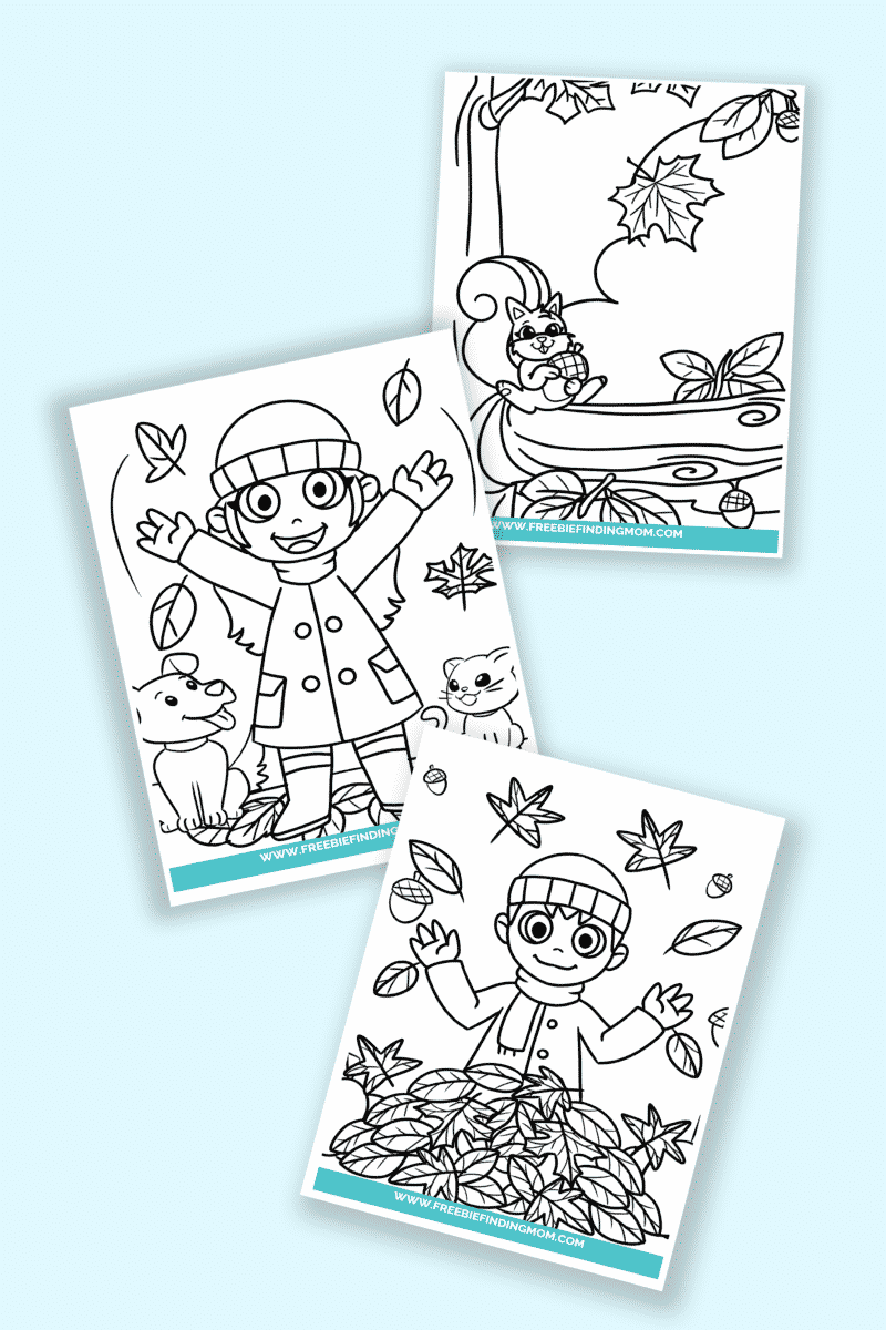 Fall Coloring Pages Archives - Freebie Finding Mom