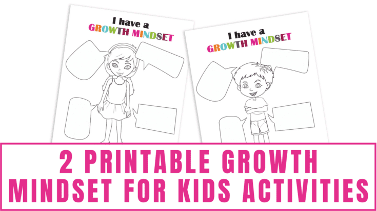 Growth Mindset Activities For Kids and Adults - Freebie Finding Mom