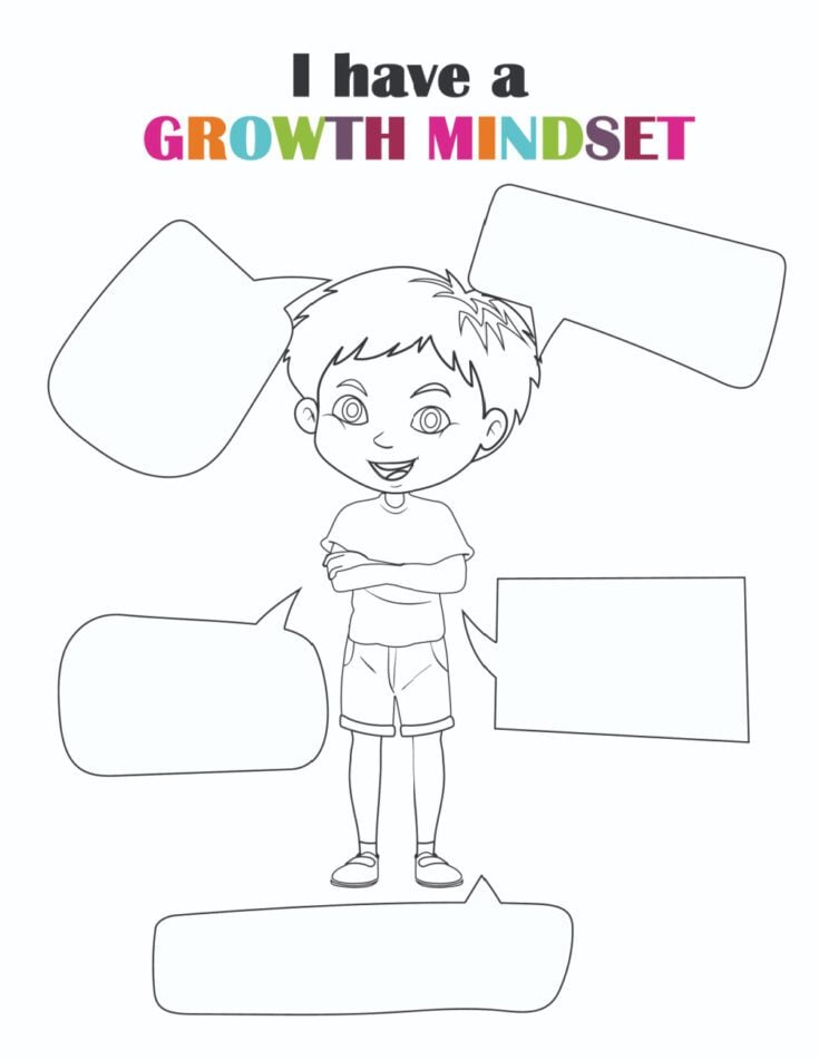 2 Printable Growth Mindset for Kids Activities