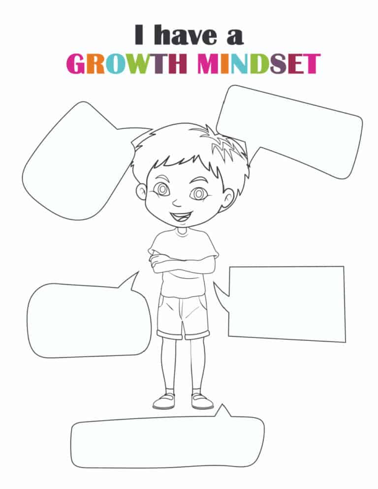 2 Printable Growth Mindset for Kids Activities