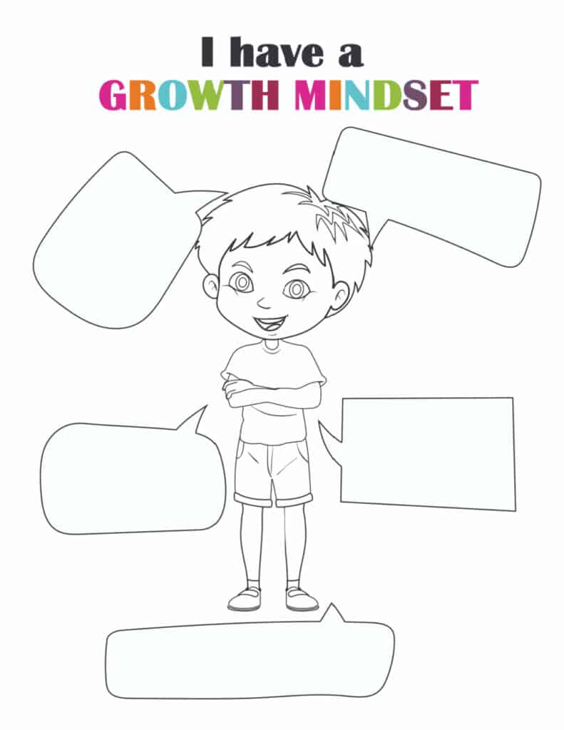 2 Printable Growth Mindset for Kids Activities