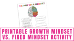 Growth Mindset vs. Fixed Mindset Activity - Freebie Finding Mom