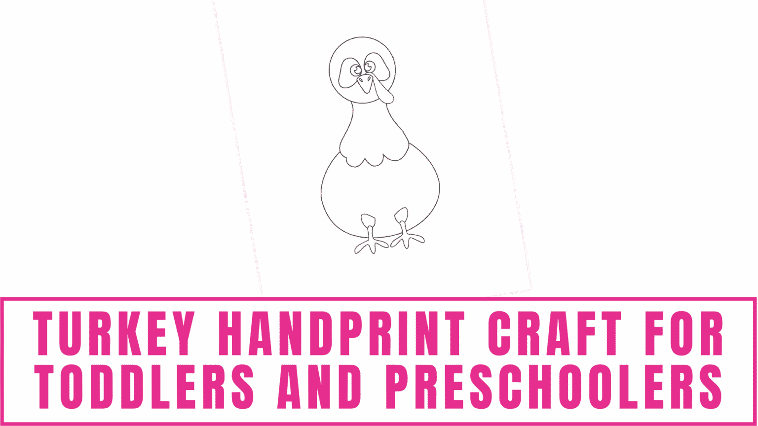 Turkey Handprint Craft for Toddlers - Freebie Finding Mom