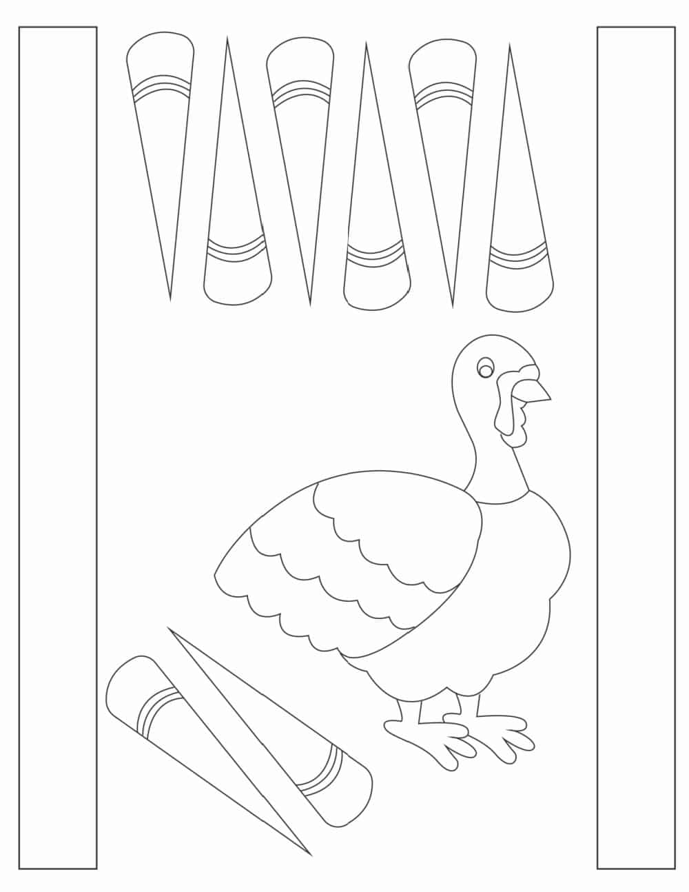 Turkey Headband Template