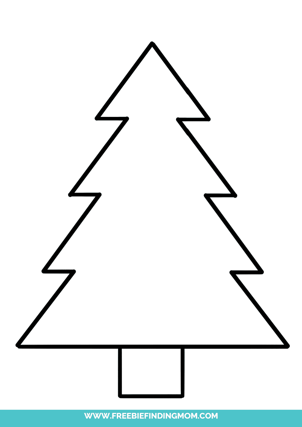 10 Free Christmas Tree Template Printables
