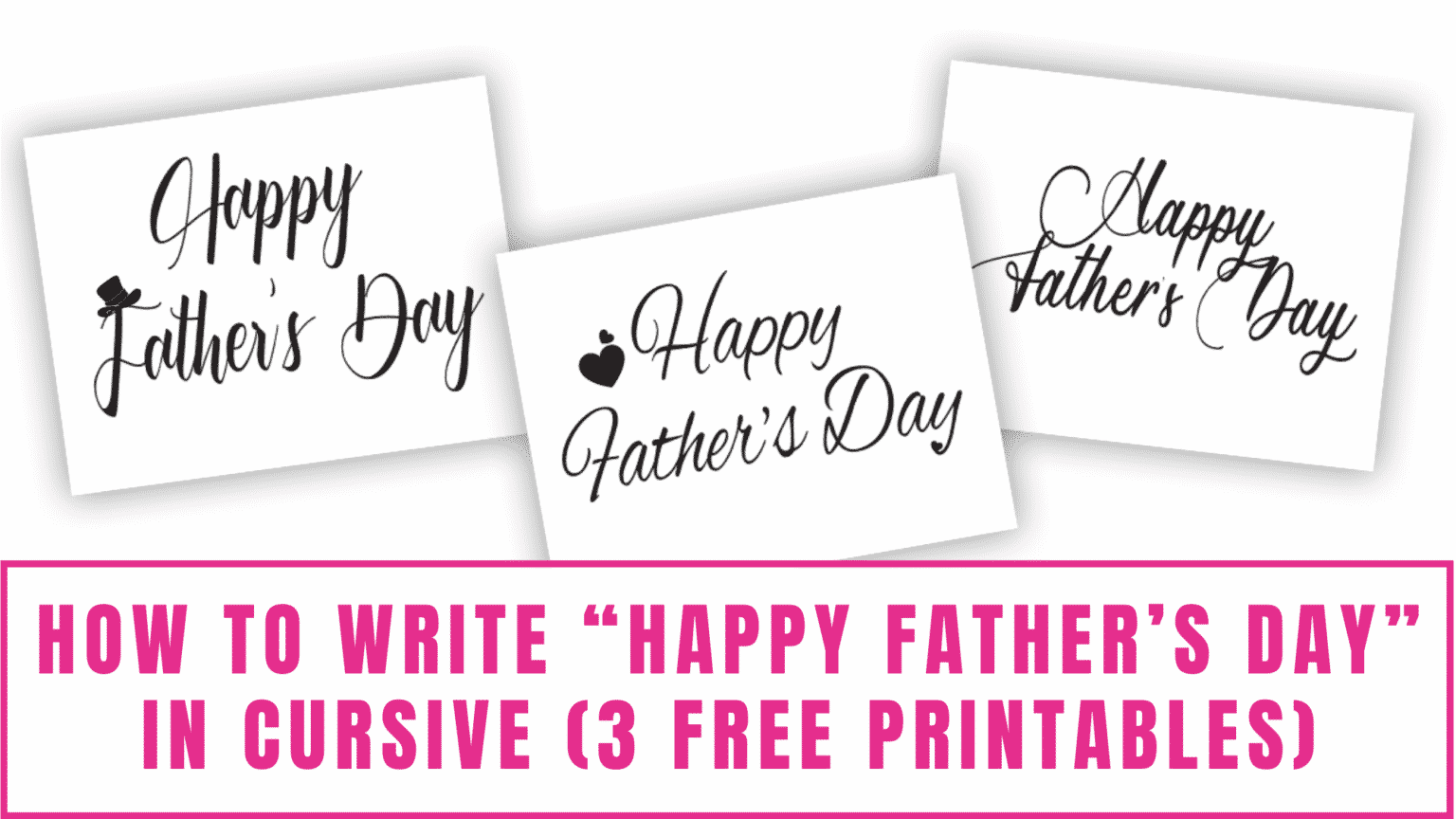 3 Free Printable Poems About Dads