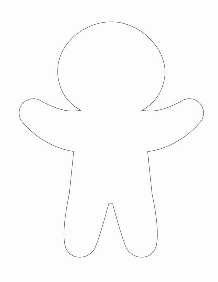 9 Free Printable Gingerbread Man Templates