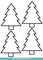 10 Free Christmas Tree Template Printables