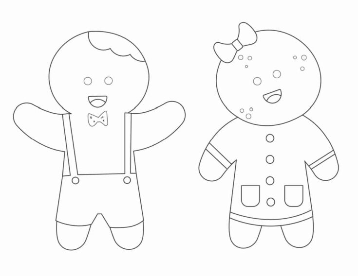 9 Free Printable Gingerbread Man Templates