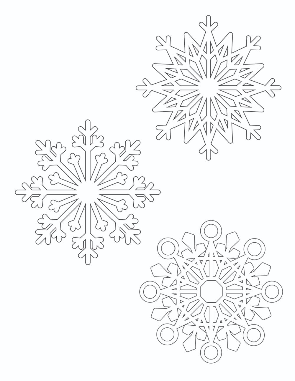8 Free Printable Snowflake Coloring Pages