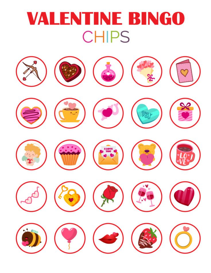 Printable Valentine's Bingo Cards