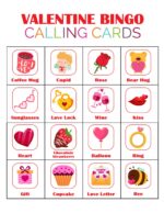 Printable Valentine's Bingo Cards