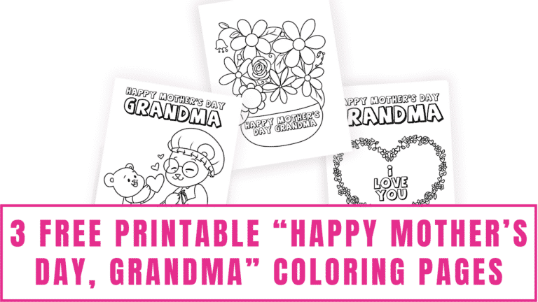 Happy Mother's Day Cursive Font (Free Printables)