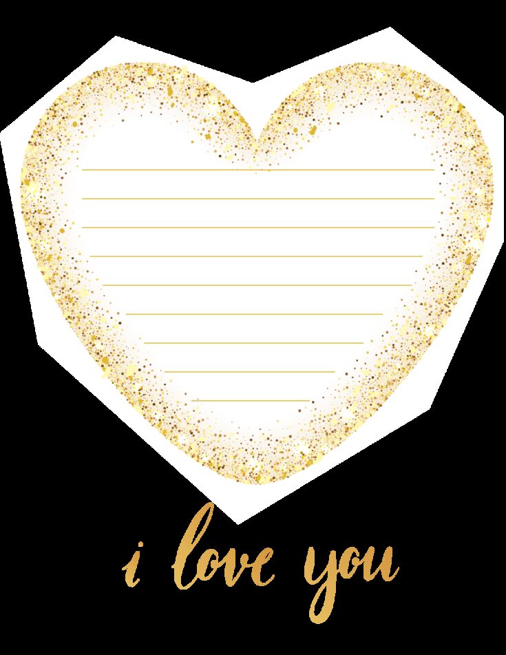 3 Free Printable Happy Valentine's Day Letter Templates