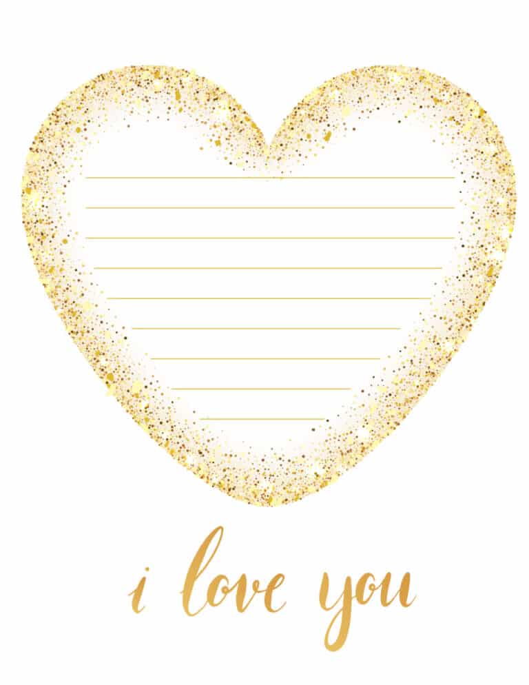 3 Free Happy Valentine's Day Letter Templates - Freebie Finding Mom