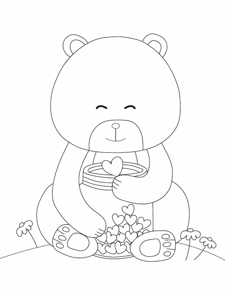 3 Free Printable Valentine's Day Coloring Pages - Freebie Finding Mom