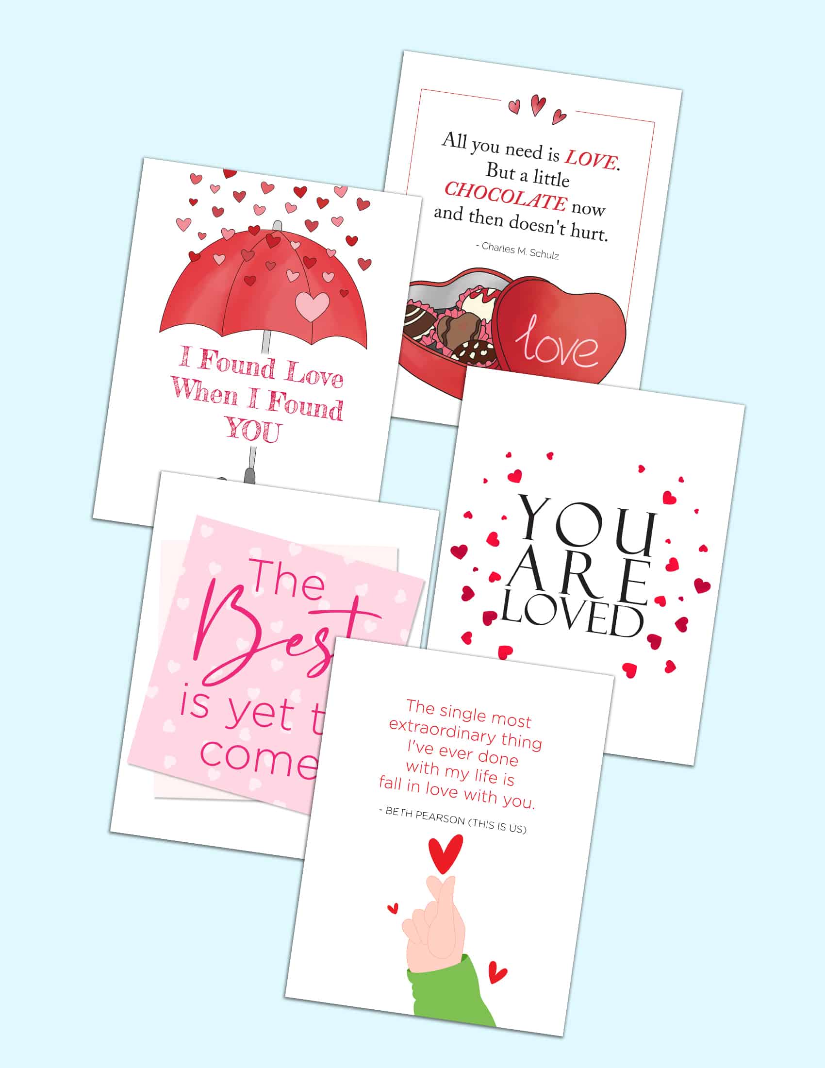 5 Free Printable Happy Valentine's Day Quotes for Friends