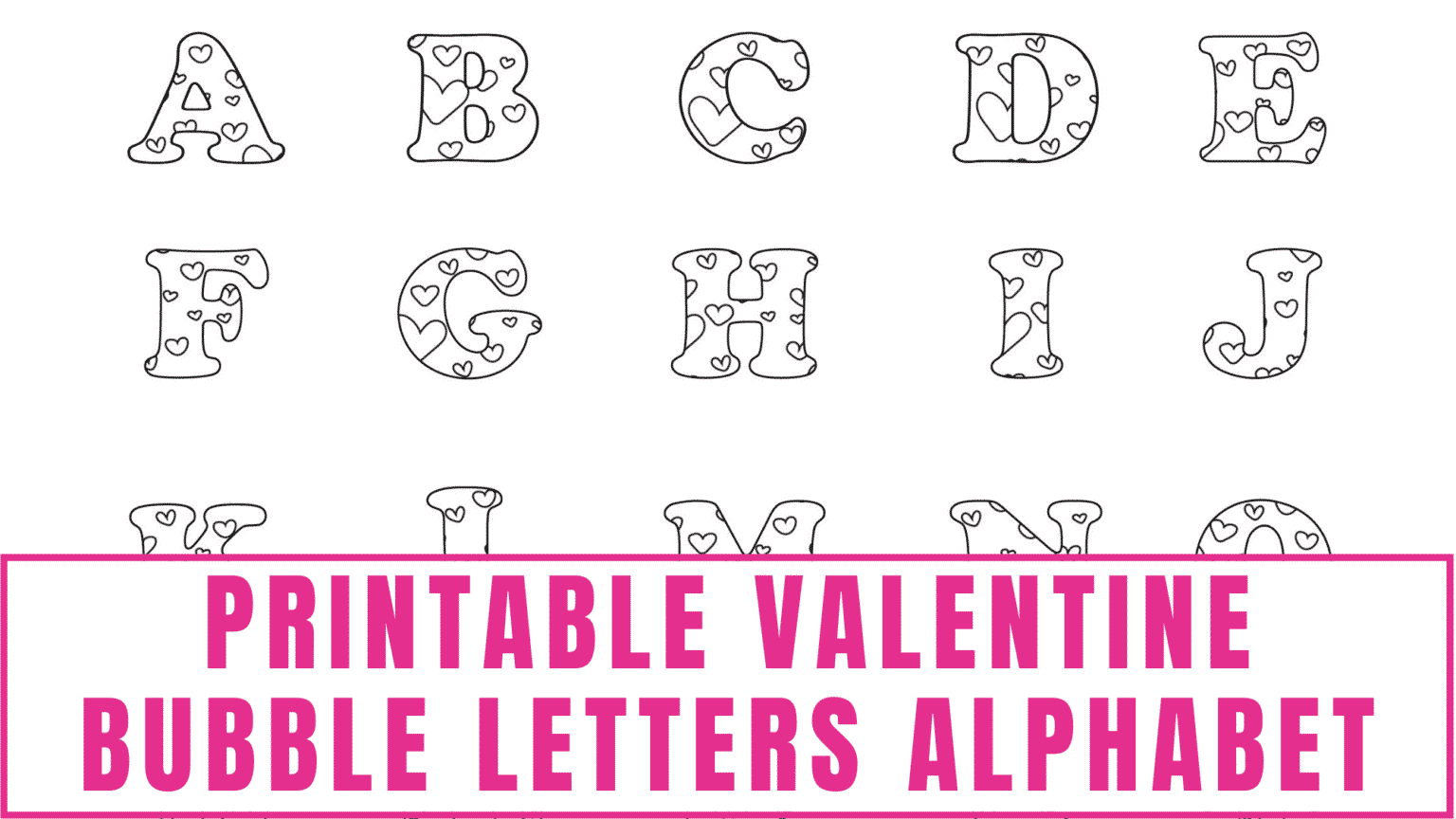 3 Free Happy Valentine's Day Letter Templates - Freebie Finding Mom