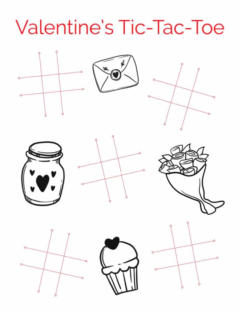 6 Printable Valentines Games for Kids
