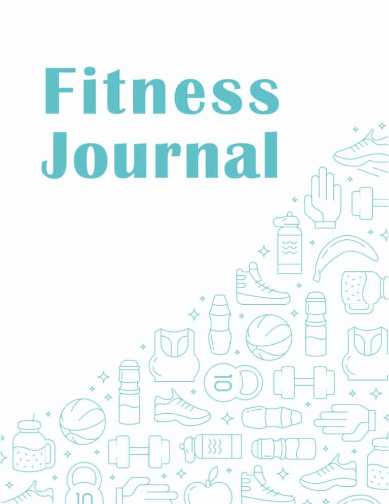 Fitness Journal Template Printables (23 Pages)