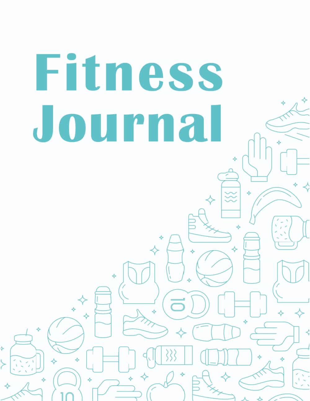 Fitness Journal Template Printables (23 Pages)