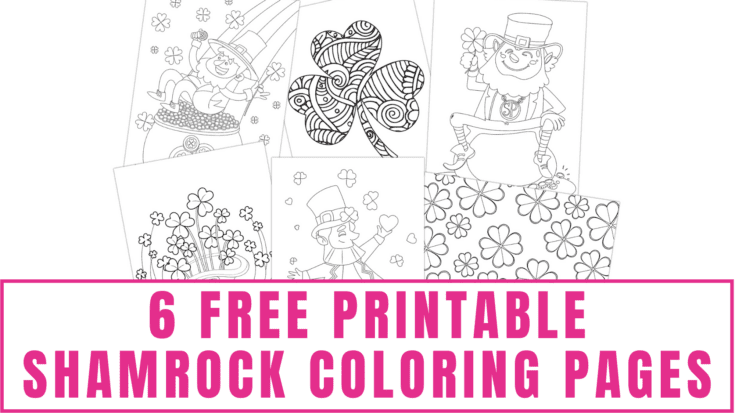 3 Free Shamrock Outline Printables