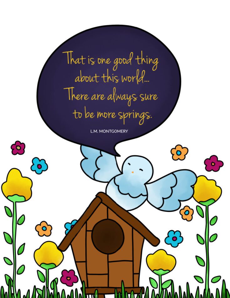 3 Free Printable Inspirational Spring Quotes - Freebie Finding Mom